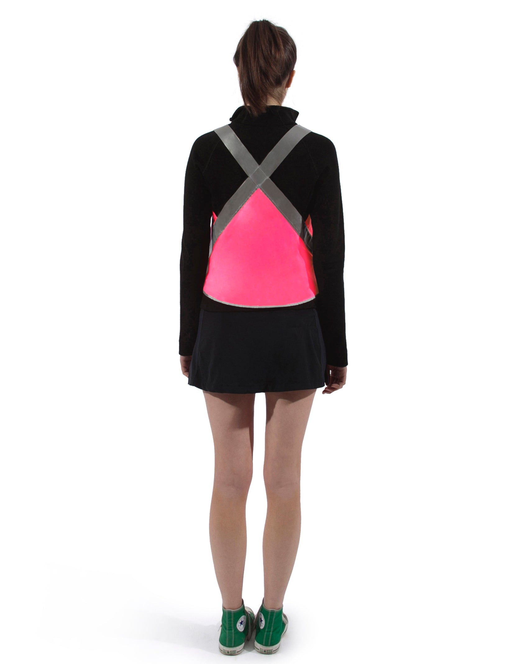 THE VESPERT HIGH VIS REFLECTIVE VEST, Eco Cotton Candy – Vespertine NYC