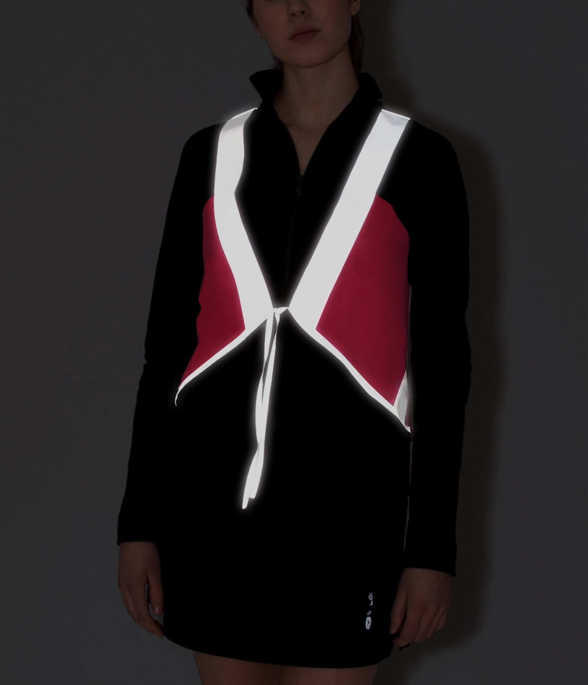 THE VESPERT HIGH VIS REFLECTIVE VEST, Eco Cotton Candy – Vespertine NYC