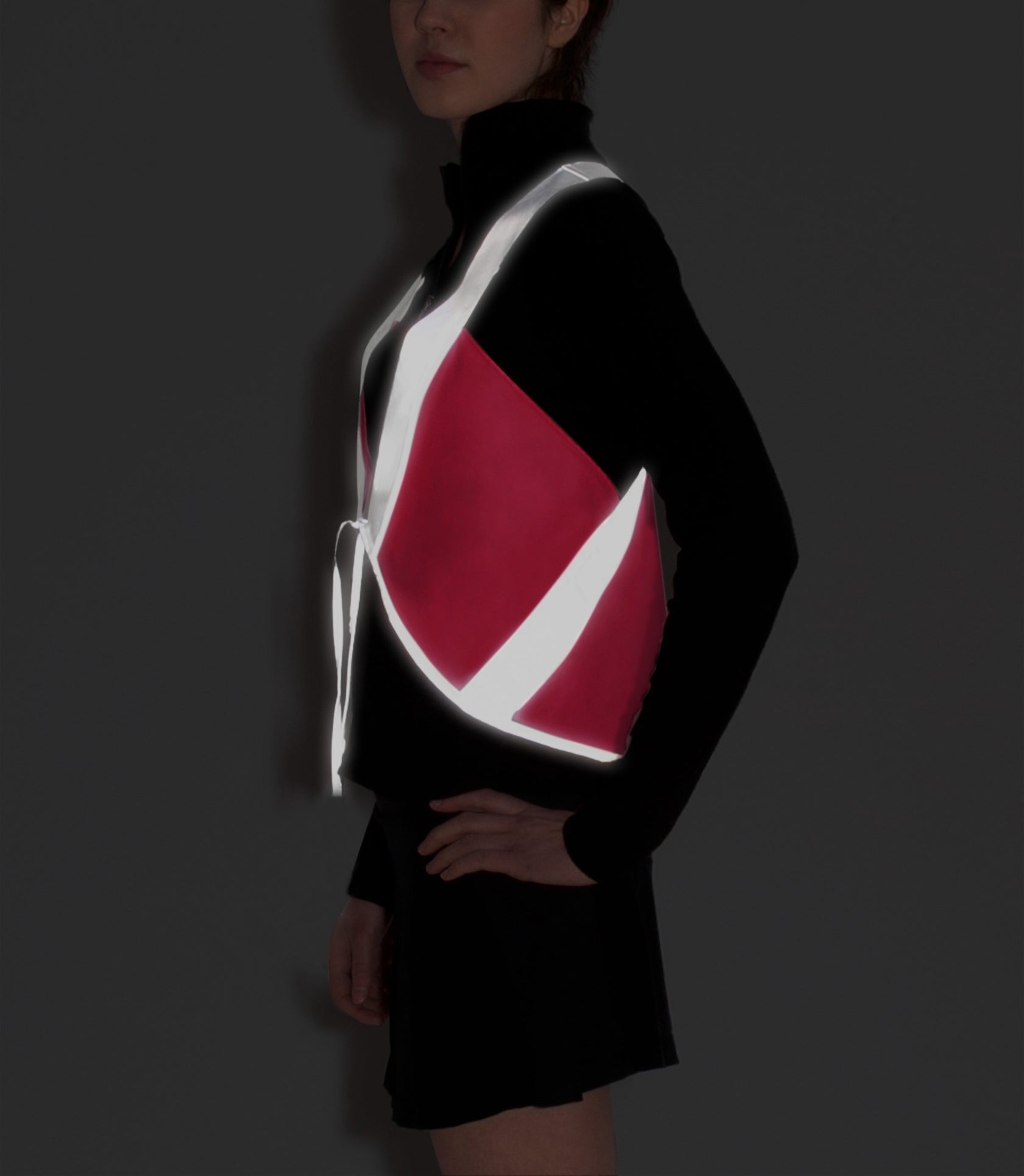 THE VESPERT HIGH VIS REFLECTIVE VEST, Eco Cotton Candy – Vespertine NYC