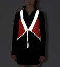 The VESPERT HIGH VIS REFLECTIVE VEST, Eco Flame – Vespertine NYC